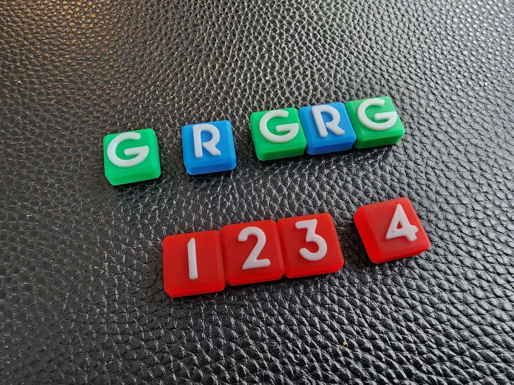 Customizable Alphabet & Numbers Magnet Set - Free 3D Print Model ...