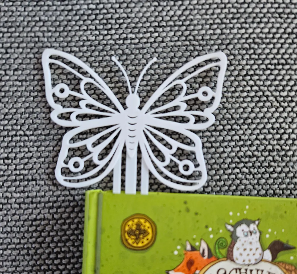 Marcapáginas Mariposa por ObiMakerWorld: Descarga Modelos 3D Gratuitos