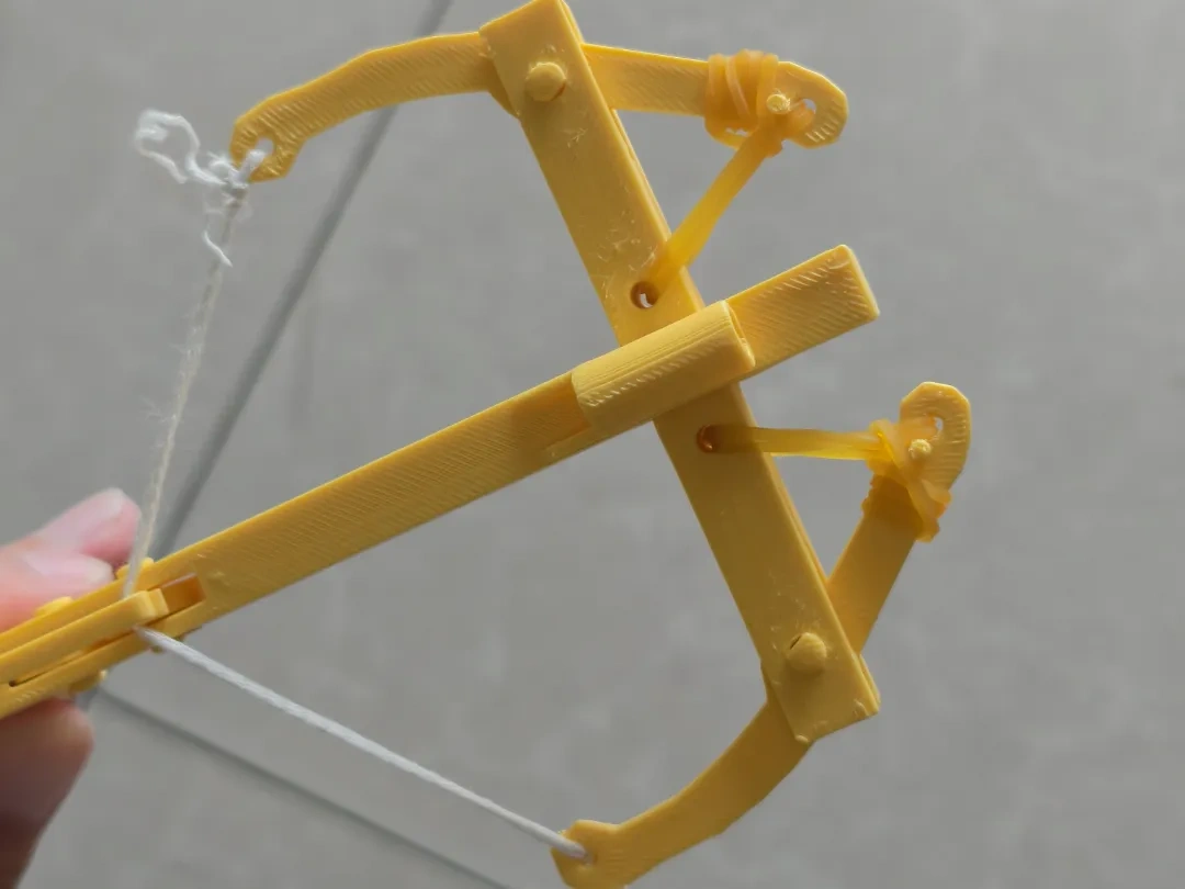 Toy crossbow, straw launcher. Requires only two rubber bands by 像素 ...