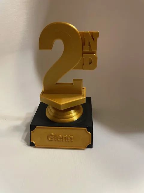 2nd Grade class trophy by Dishonor Roll MakerWorld: Download Free 3D Models