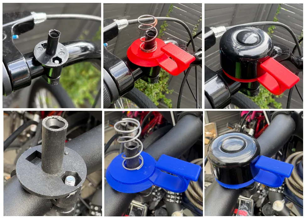 Clapper for standard spring-clapper bike bell by AndrAKL - MakerWorld