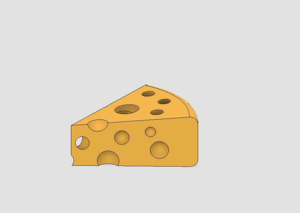 Cheese Pencil Holder by andrewB - MakerWorld
