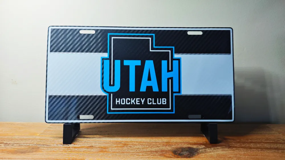 NHL Team Licence Plate - Utah Hockey Club by P78 MakerWorld: Download ...