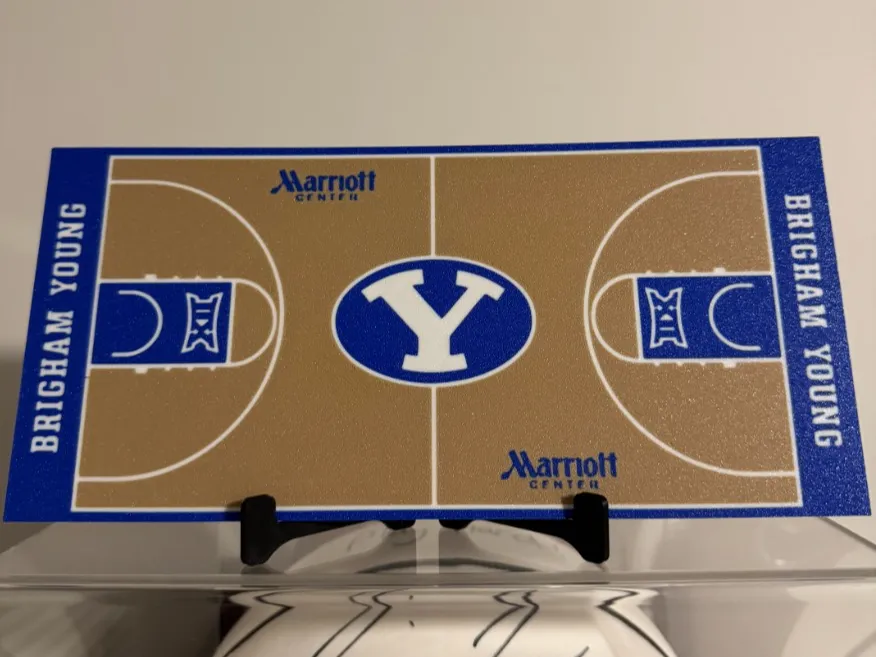 BYU Marriott Center Basketball Court - Free 3D Print Model - MakerWorld