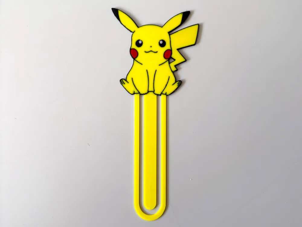 Pikachu bookmark by danikebab18 MakerWorld: Download Free 3D Models
