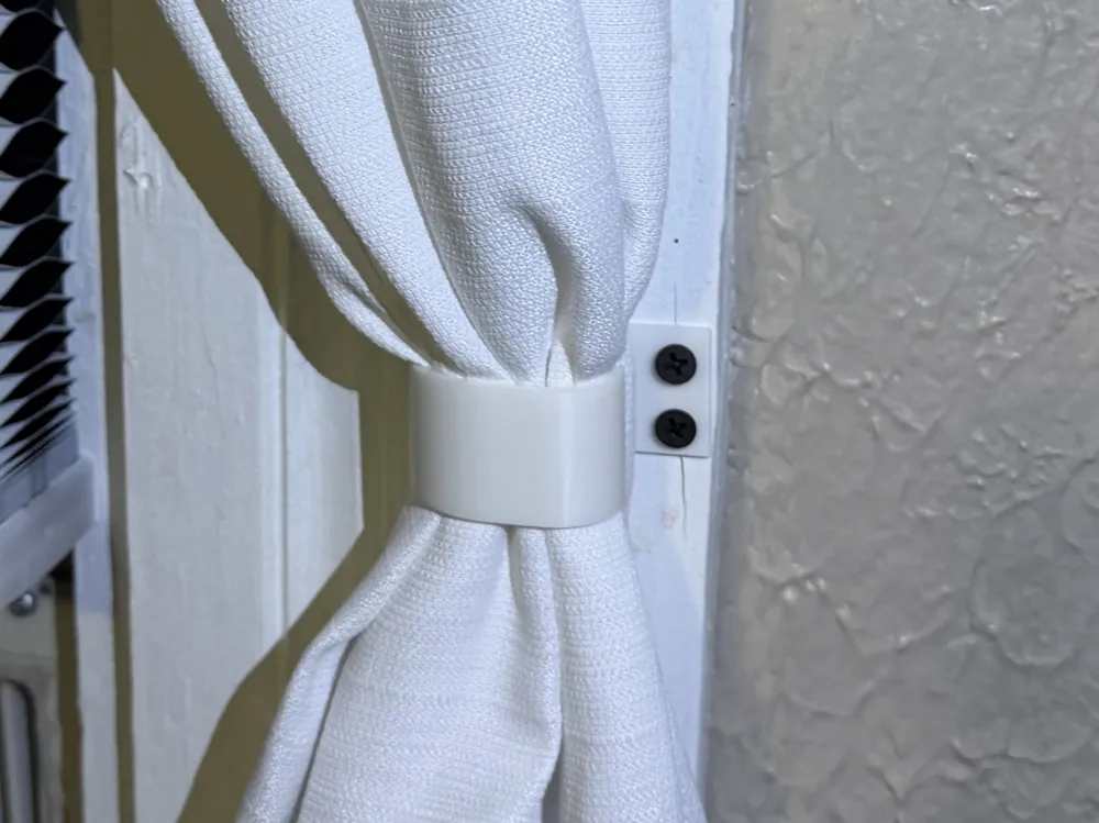Curtain hook - Free 3D Print Model - MakerWorld