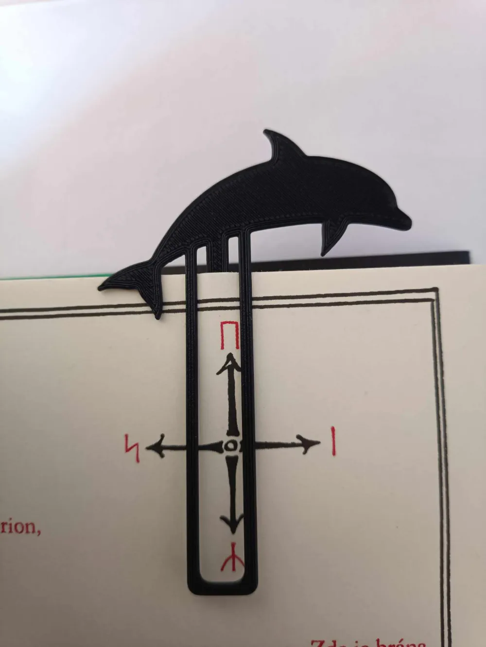 Dolphin bookmark by Rucis - MakerWorld