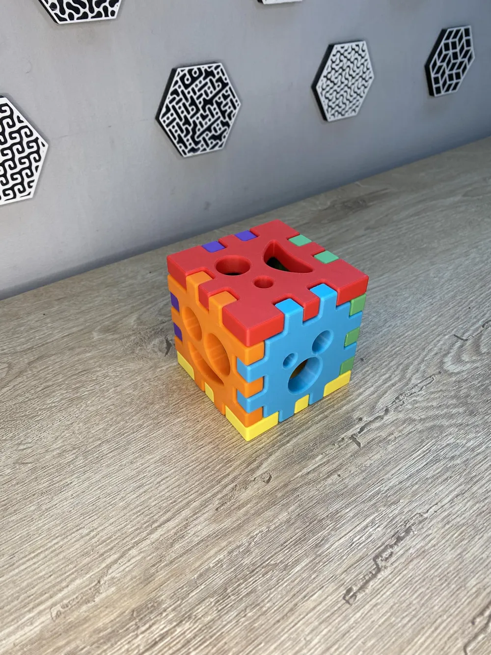 Smiley Puzzle Cube: A Colorful Puzzle! by Foxart3DMakerWorld: Download ...