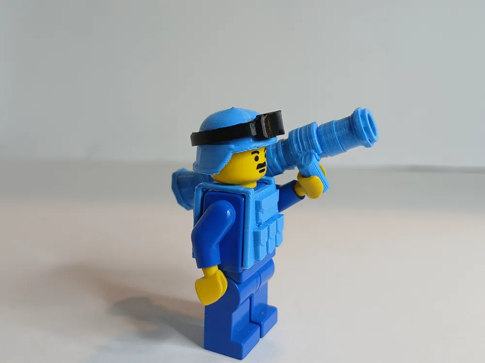 LEG0 Minifigure Rocket Launcher AT-4 brick by BoringThings - MakerWorld