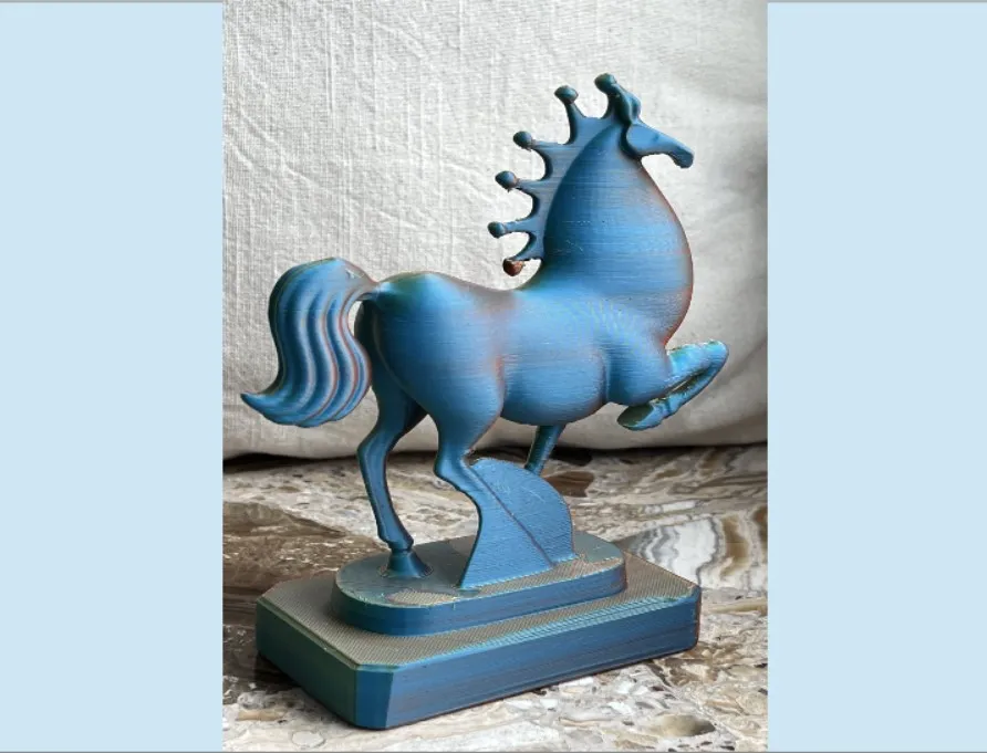 Horse Sculpture - Free 3D Print Model - MakerWorld