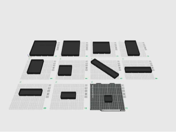 1x1 - 4x4 and 1x5 gridfinity boxes - Free 3D Print Model - MakerWorld
