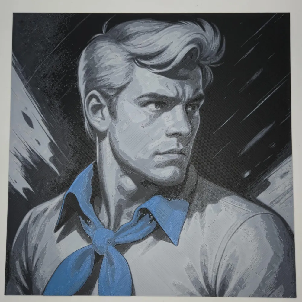 Fred from Scooby-Doo Hueforge by LoFi Layers MakerWorld: Download Free 3D Models