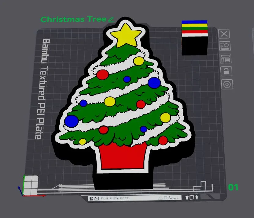 Christmas Tree Light Box by Wizard7741 - MakerWorld