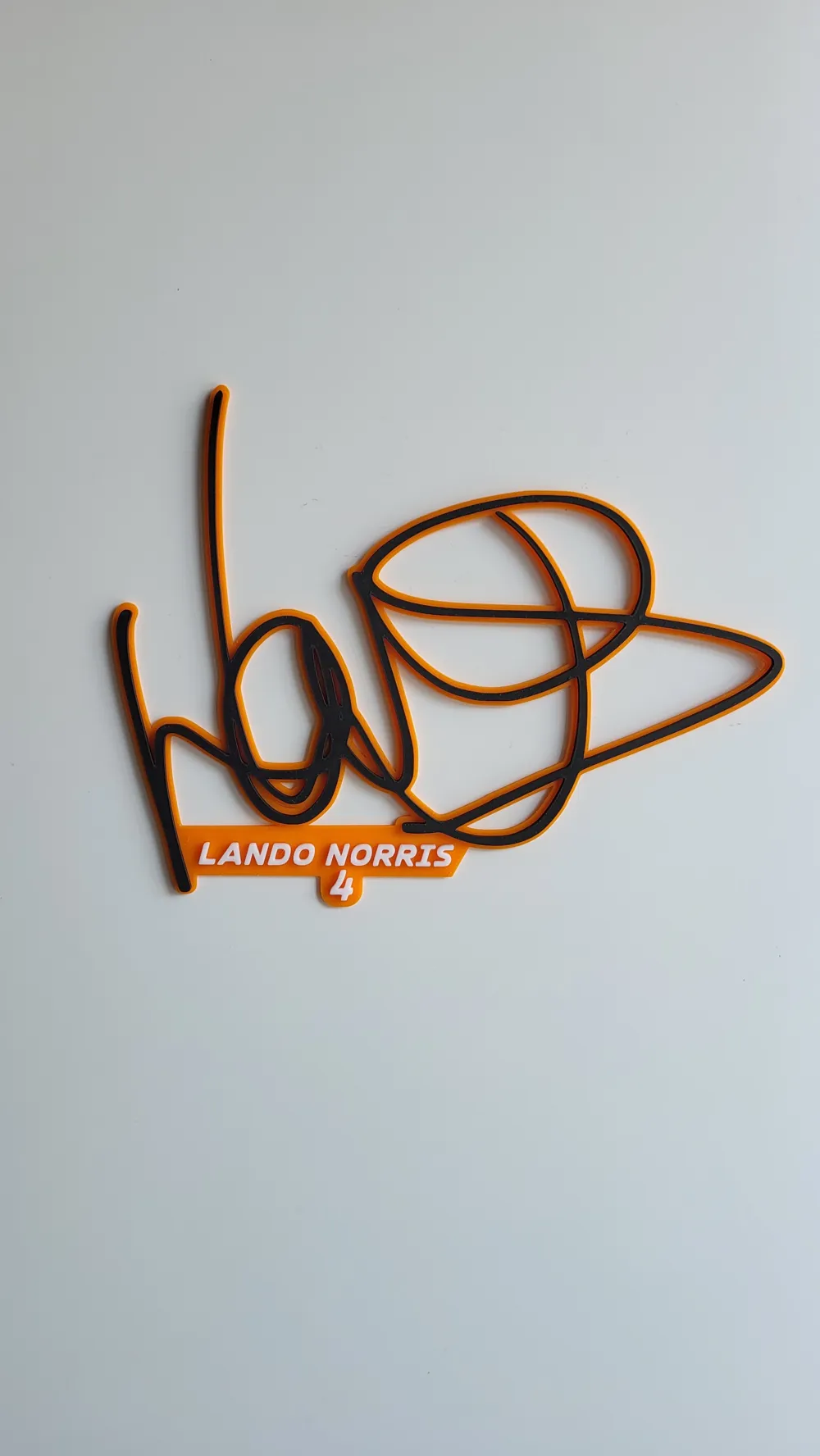 Lando Norris signature - Free 3D Print Model - MakerWorld