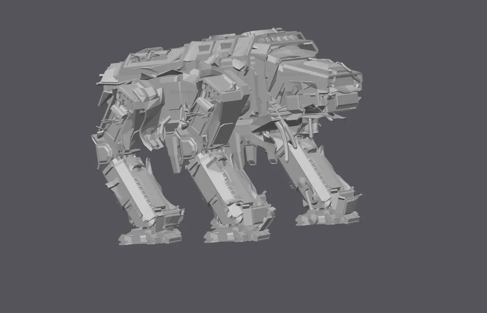 New Automaton Unit (Strider) by Manatee3D - MakerWorld