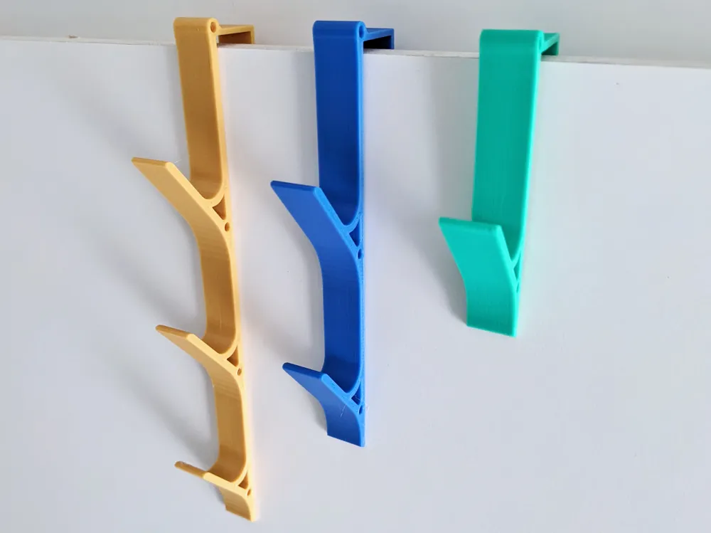 Reinforced Over-the-Door Hook V2 Updated by zomb MakerWorld: Download ...