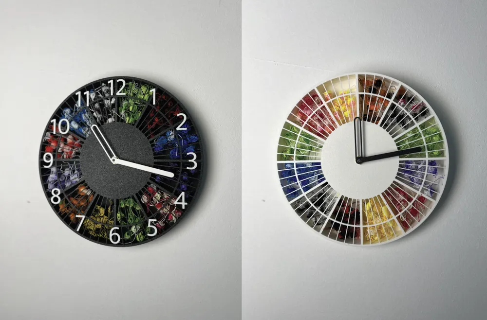 No time to waste! - Clock with filament purge! by Makerspace.Online ...