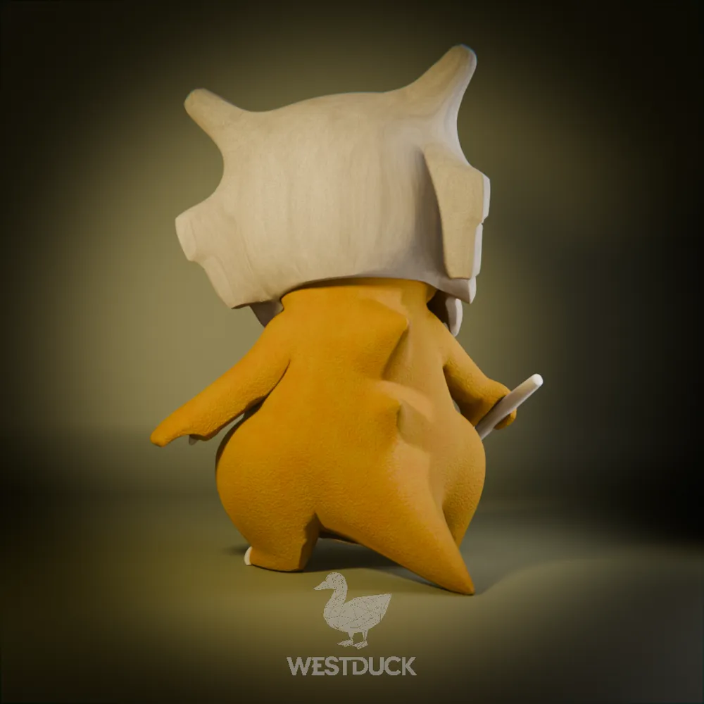 Cubone - Pokenon - Free 3D Print Model - MakerWorld