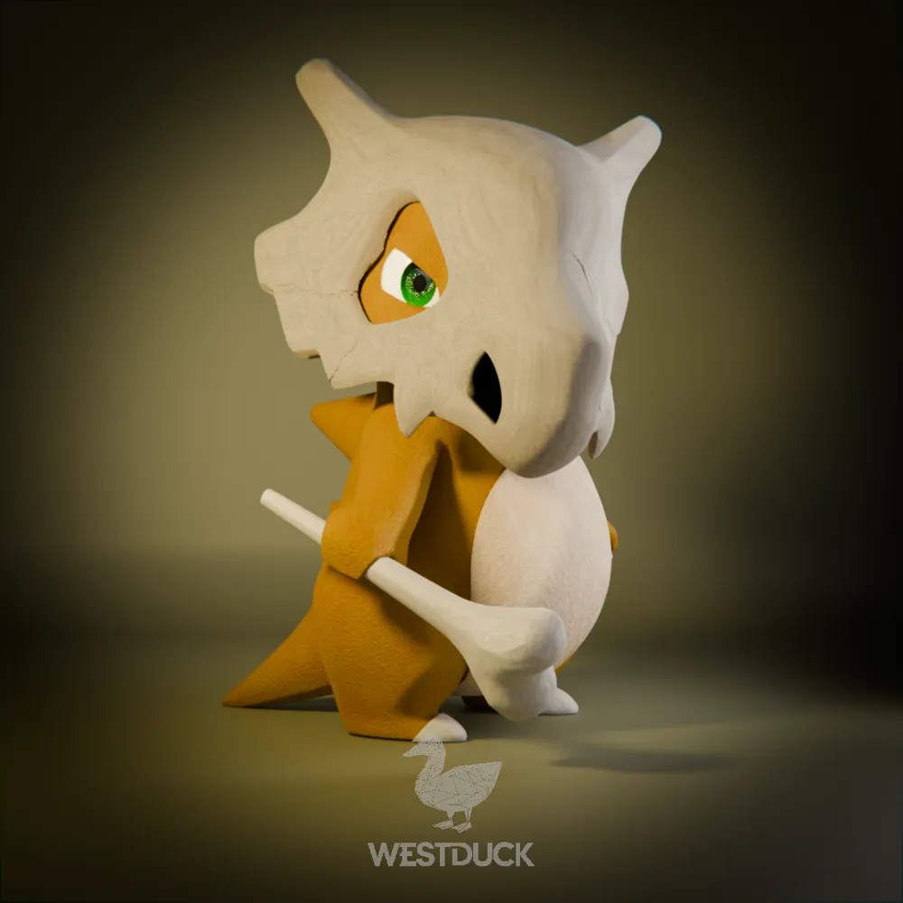 Cubone - Pokenon by WestDuck MakerWorld: Download Free 3D Models