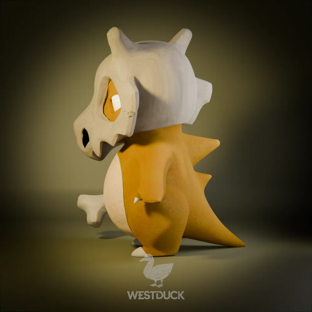Cubone - Pokémon por WestDuck MakerWorld: Baixe modelos 3D gratuitos