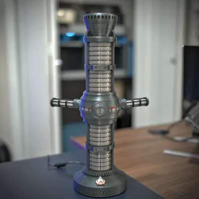 Star Trek Enterprise D Warp Core (v3) 16" for LEDs by CrazyJ MakerWorld ...