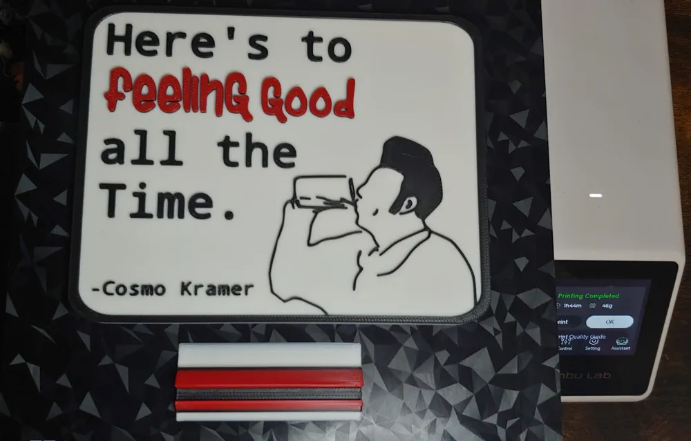 Cosmo Kramer Motivational sign (No AMS Needed) by PedroIsAwesome ...