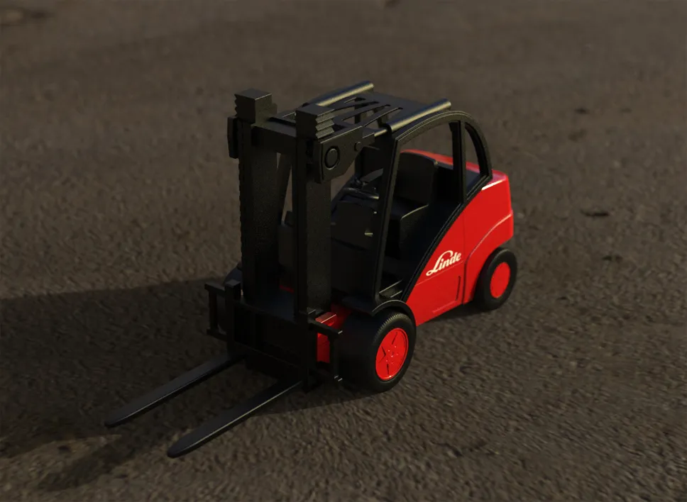 Linde fork lift modle Linde Forklift Model (No hardware or glue ...