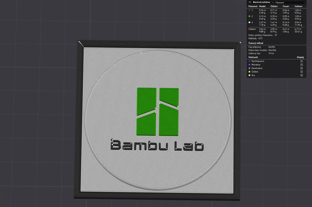 Bambu lab logo in frame - ready for AMS by pavel.bohac - MakerWorld