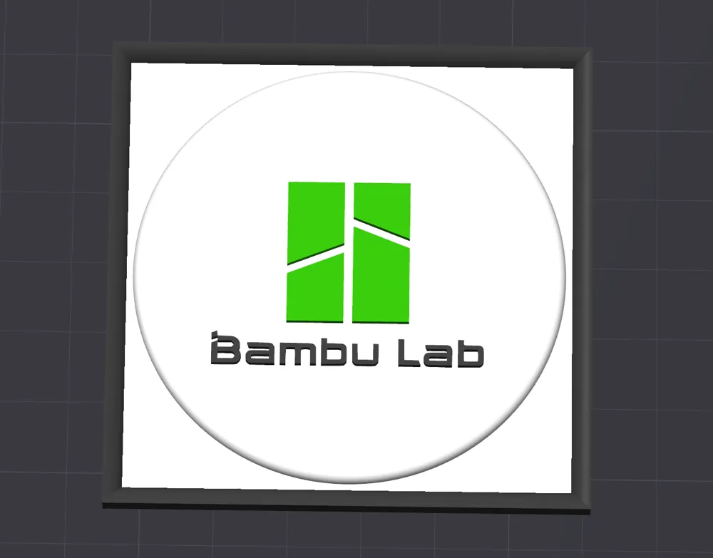 Bambu lab logo in frame - ready for AMS by pavel.bohac - MakerWorld