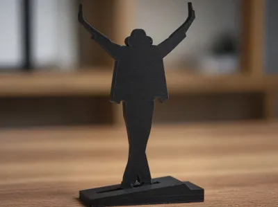 Door Stoppers - Michael Jackson Silhouette - Free 3D Print Model ...