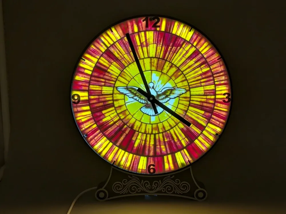 Lighted Clock Case For Lithophanes and Light Boxes by ...