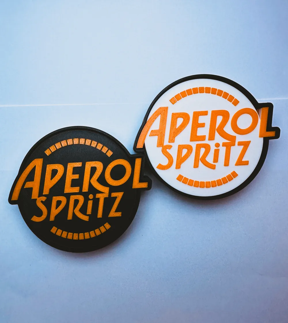 Aperol Spritz Coaster by 3DprintsbyOS MakerWorld: Download Free 3D Models