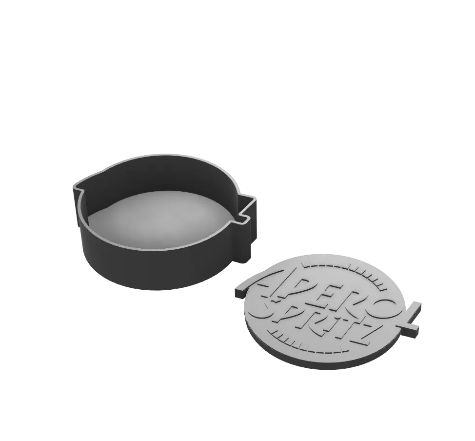 Aperol Spritz Coaster by 3DprintsbyOS MakerWorld: Download Free 3D Models