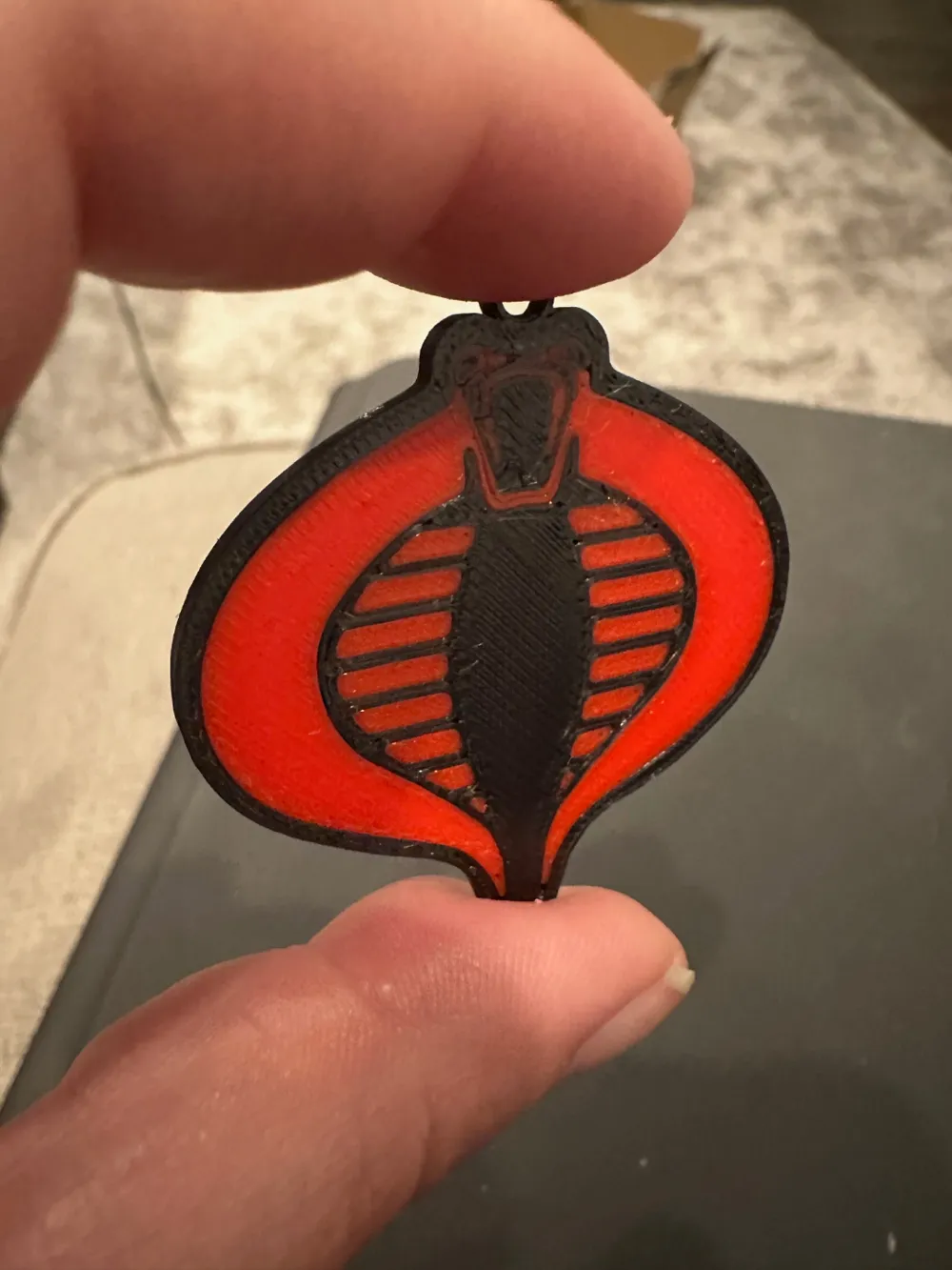 GI Joe Cobra Logo double sided keychain (Remix) Remixed by ghostgirl ...