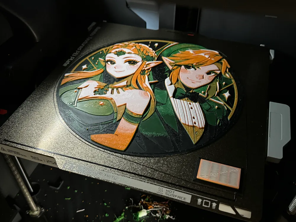 Zelda and Link Saint Patricks Day | Wall Art by im.jackharvest - MakerWorld