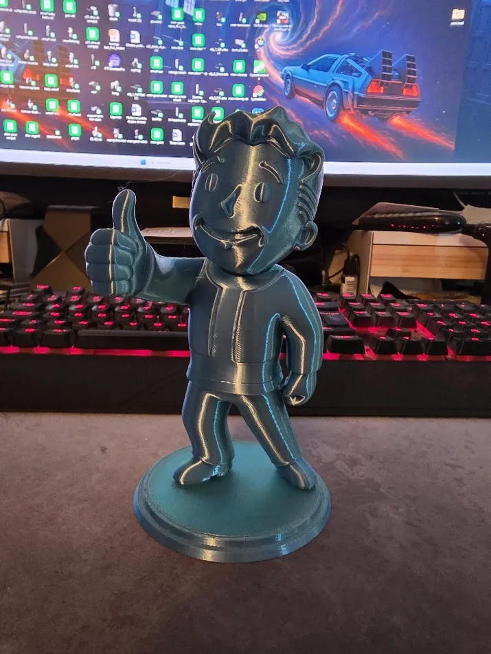 Vault Boy fallout - Free 3D Print Model - MakerWorld
