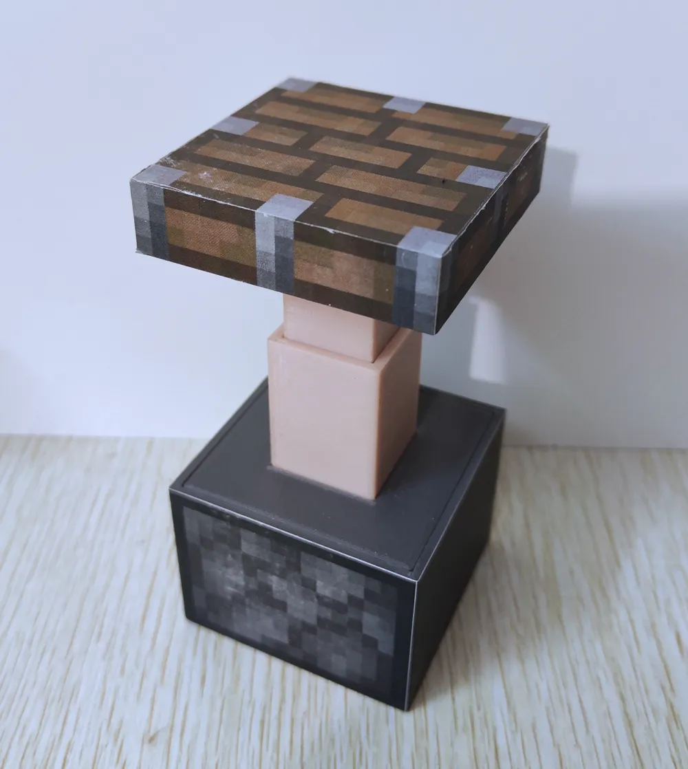 Minecraft piston (phone holder) by (≖ ≖) - MakerWorld