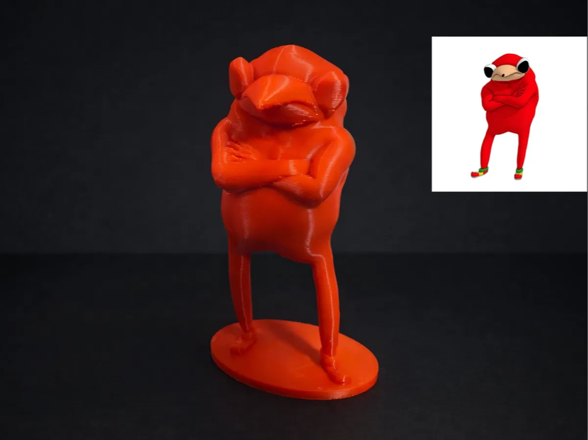 ZilverK Ugandan Knuckles - Modello di stampa 3D gratuito - MakerWorld