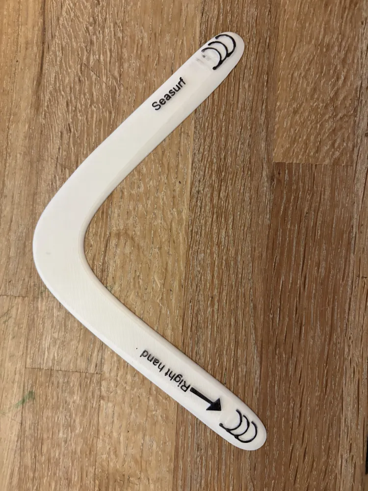 Boomerang that actually works - Free 3D Print Model - MakerWorld