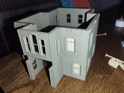 Bates House LightBox (Psycho) scale 1:87 - Free 3D Print Model - MakerWorld