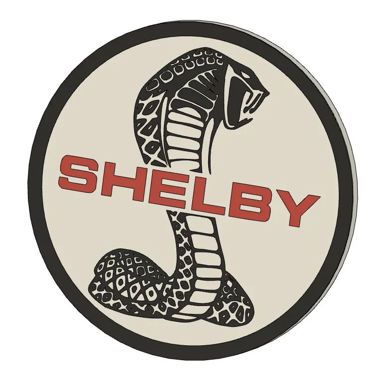 Shelby Emblem Coaster by rowiac - MakerWorld