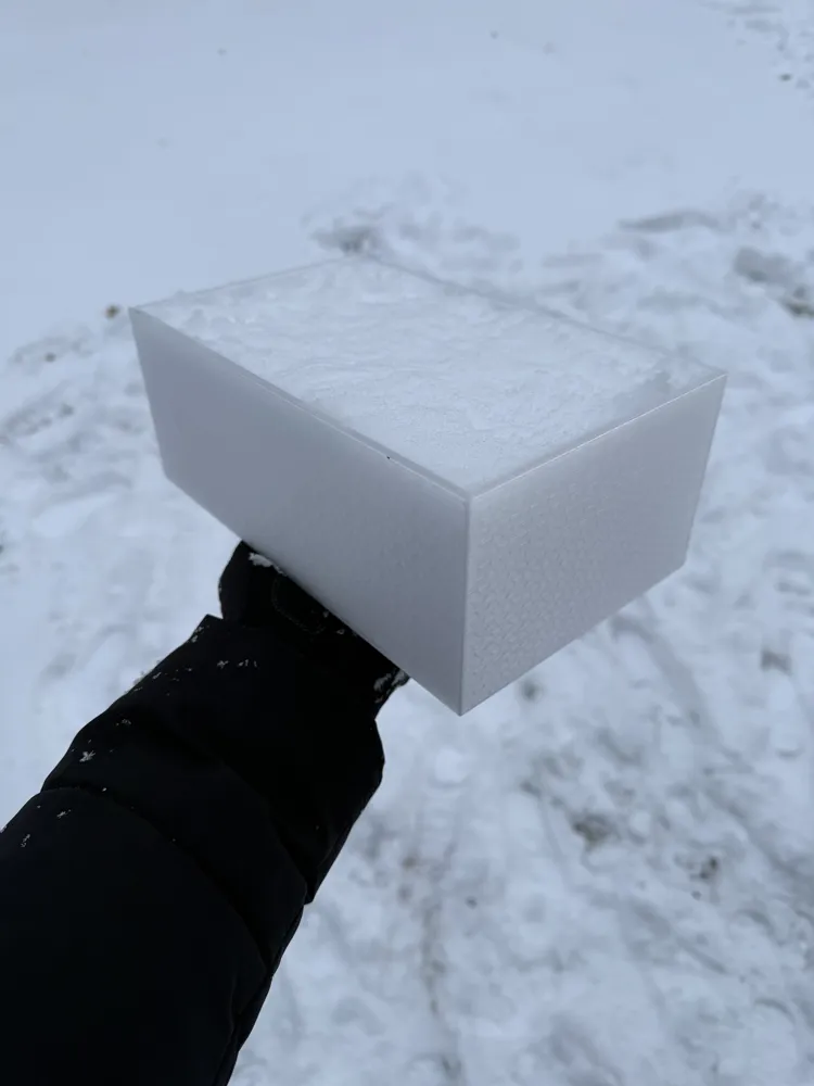 Snow Brick Maker - Free 3D Print Model - MakerWorld