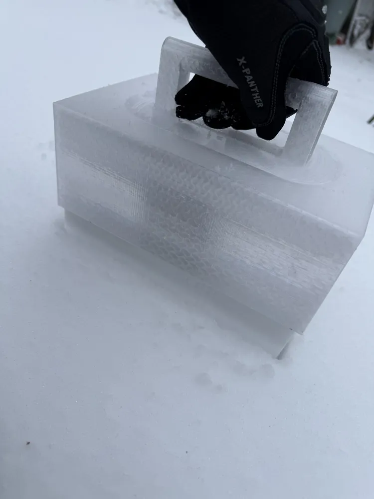 Snow Brick Maker - Free 3D Print Model - MakerWorld