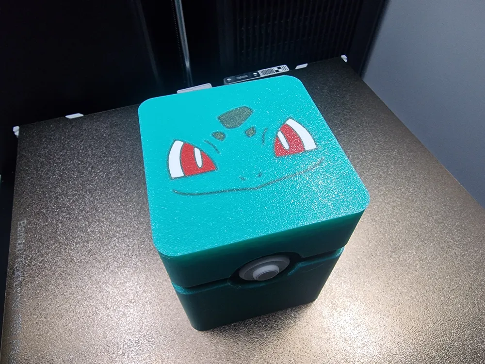 Pokemon Deck Box - Bulbasaur - Free 3D Print Model - MakerWorld