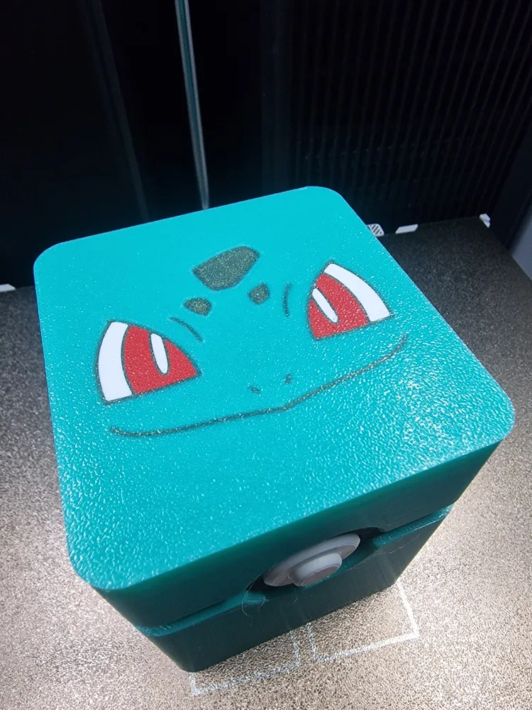 Pokemon Deck Box - Bulbasaur - Free 3D Print Model - MakerWorld