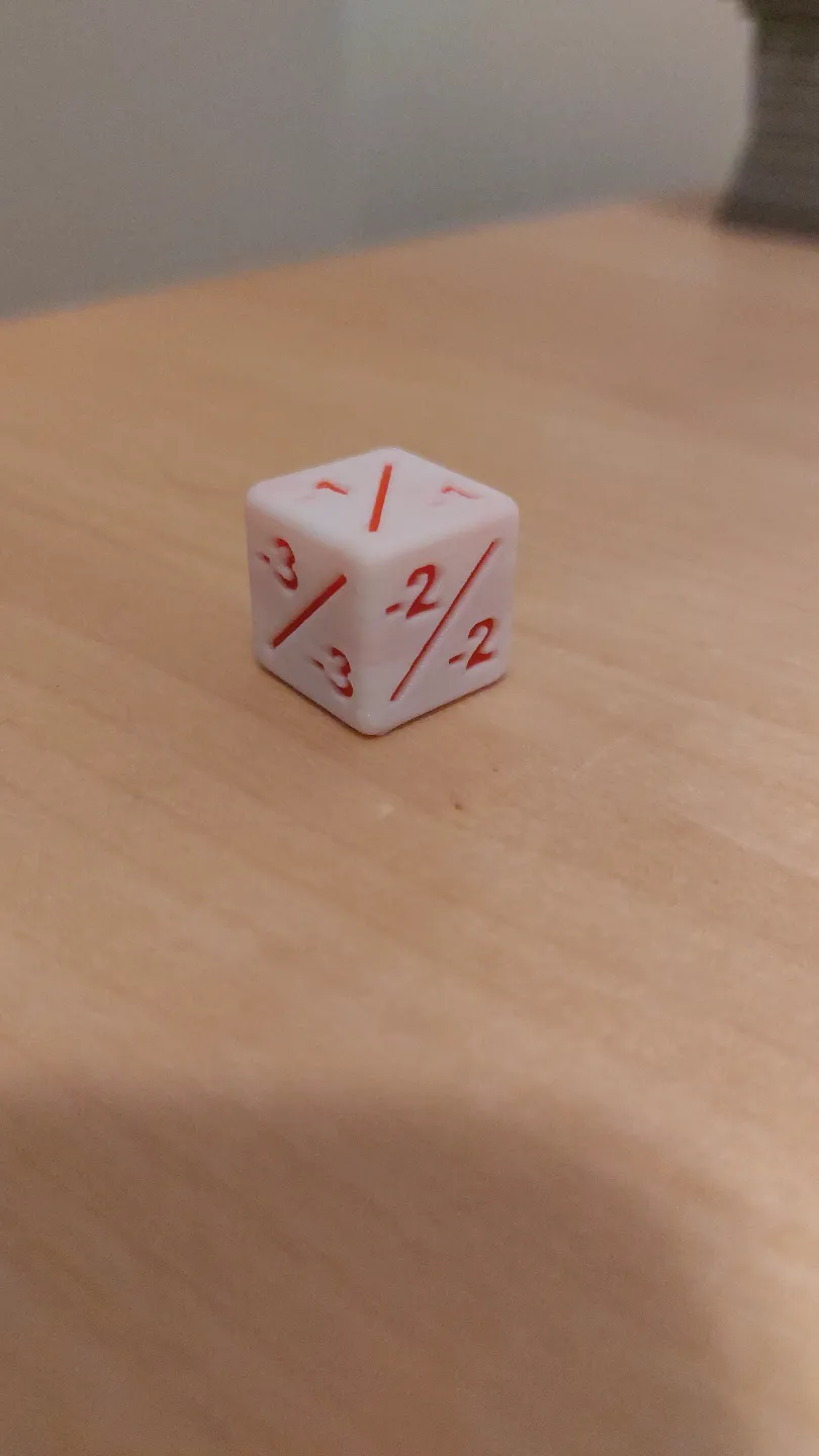 -1/-1 Counter Dice for MTG by toomuchenzo - MakerWorld