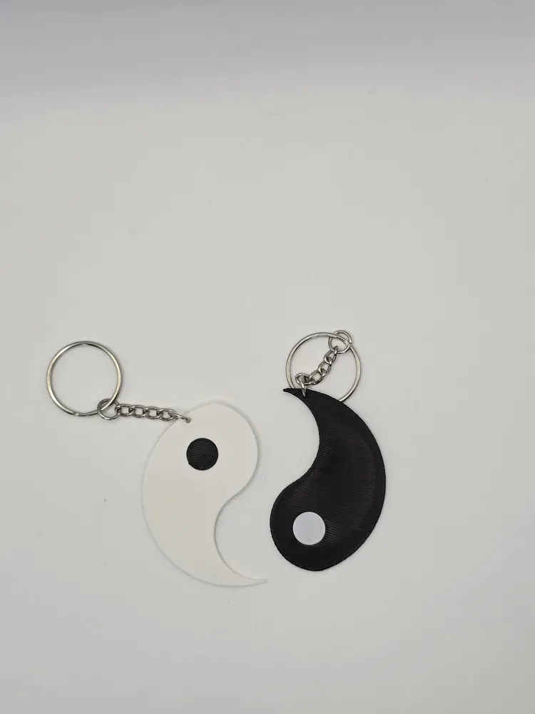 Ying Yang Earrings, Keychains and Bookmarks by dohara1985 MakerWorld ...