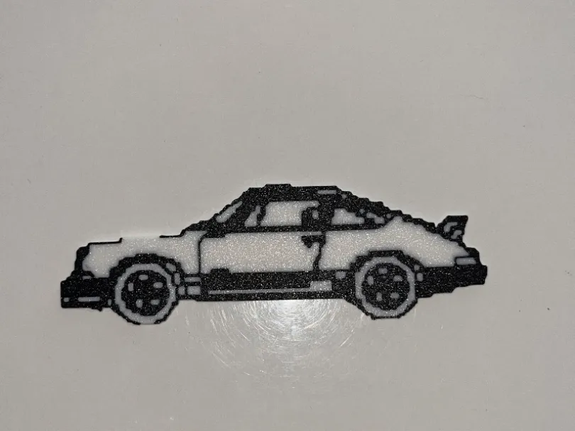 Pixel Porsche by Artist3d - MakerWorld