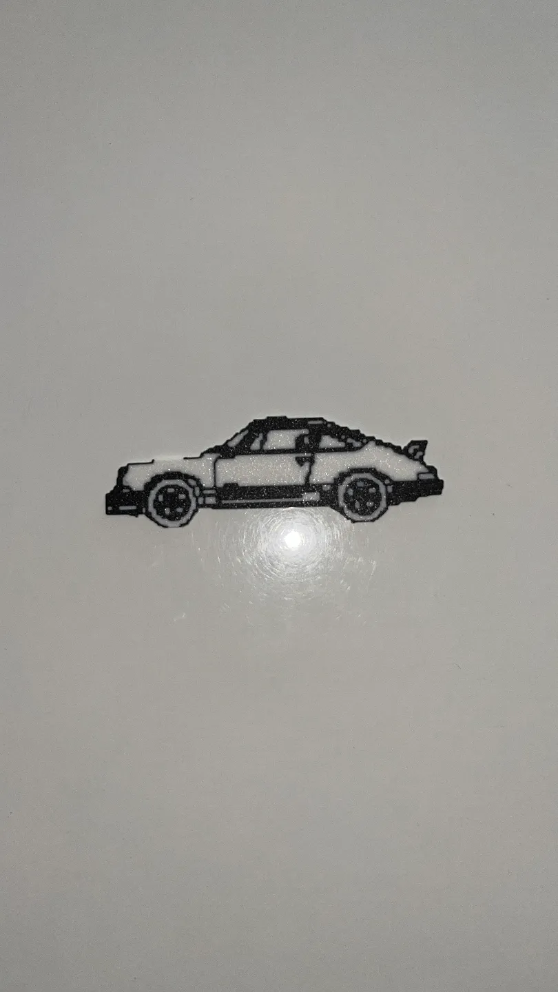 Pixel Porsche by Artist3d - MakerWorld