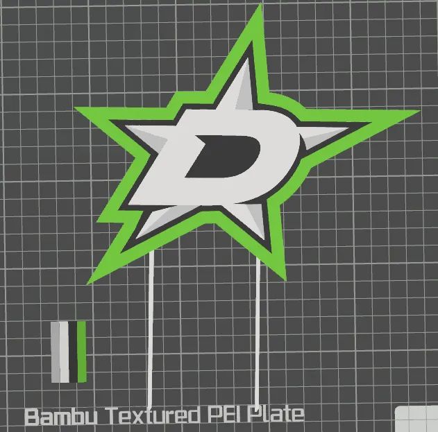 Dallas Stars Cake Topper by kromaey - MakerWorld